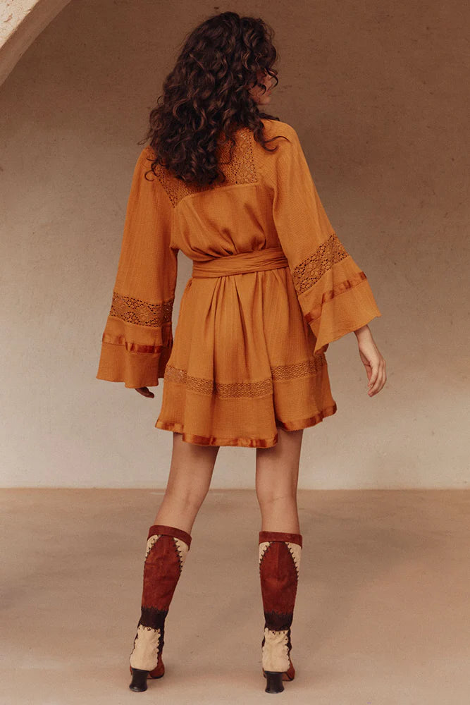 Serenade Tunic Dress Marigold – SohoGirl